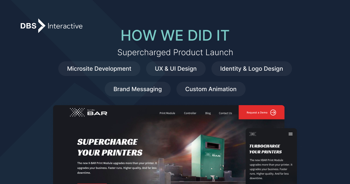 X-Bar - B2B Microsite Case Study | DBS Interactive